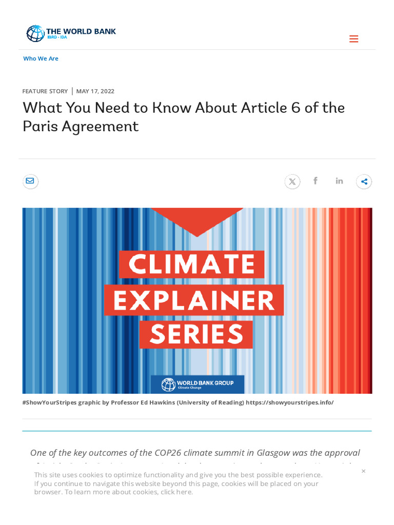 Climate Explainer - Article 6 | Download Free PDF | Climate Change ...