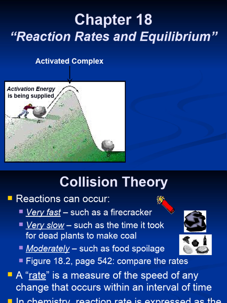 Reaction Rates and Equilibrium Explained | PDF | Reaction Rate ...