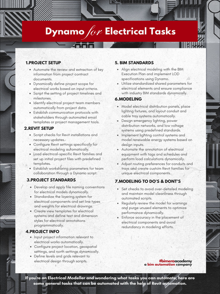 Electrical Tasks | PDF | Autodesk Revit | Automation