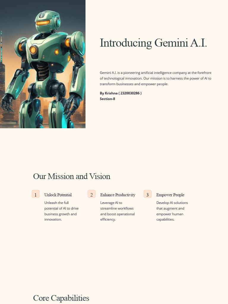 Introducing Gemini AI | PDF | Artificial Intelligence | Intelligence ...