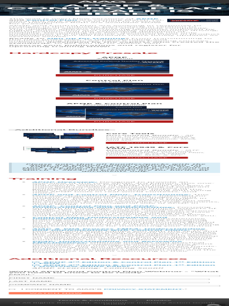APQP & Control Plan Presale | PDF | Business | Learning