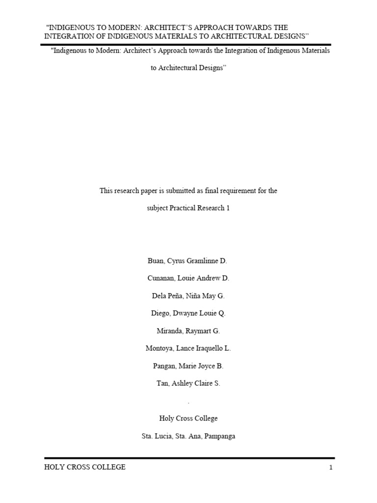 Sample Research 1 Template 1 2 1 2 1 1 | PDF | Sustainability | Qualitative Research