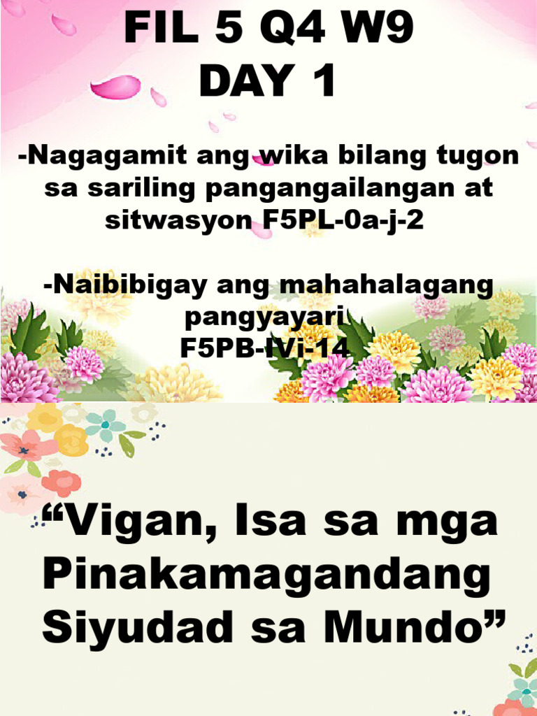 Alab Fil 5 q4 W9at w10 Combination | PDF