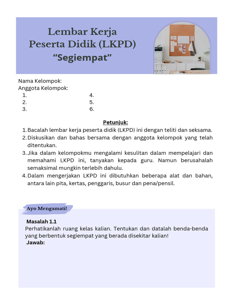 Lembar Kerja Peserta Didik (LKPD) - 3 | PDF