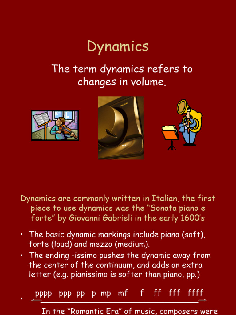Understanding Musical Dynamics Explained | PDF