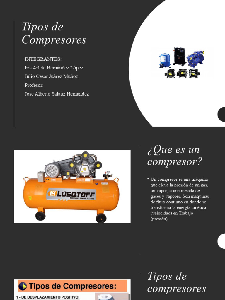 Tipos de Compresores JxHx!!!! | PDF