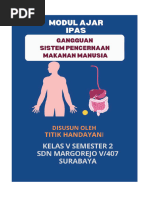 MODUL AJAR IPAS KELAS 5 - Organ Pencernaan Manusia | PDF