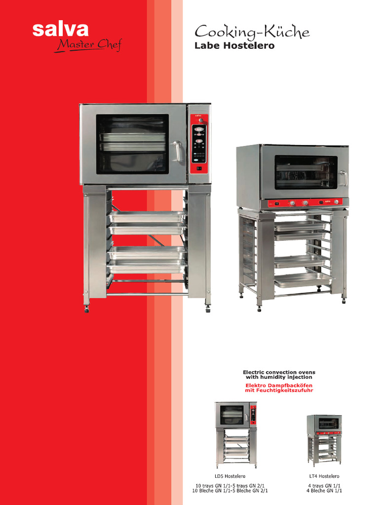 SALVA-LABE-HOSTELERO-convection-oven-catalogue | PDF