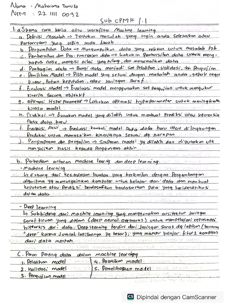 UTS Machine Learning | PDF