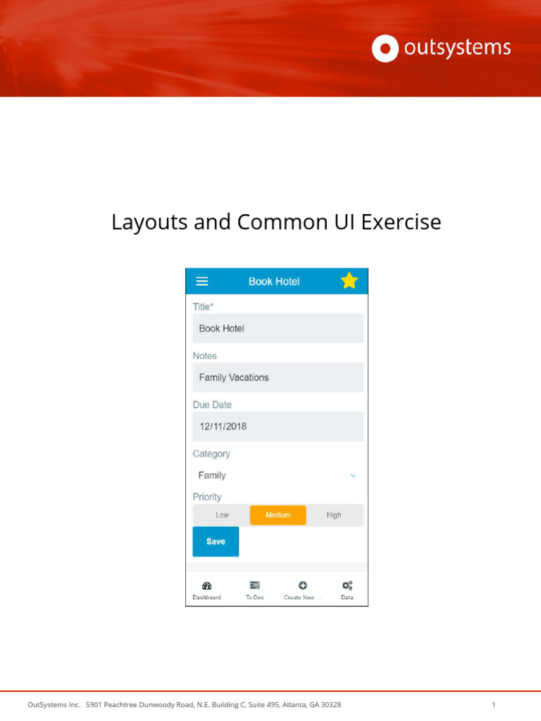 Common UI Layouts for ToDo App | PDF | Icon (Computing) | Menu (Computing)