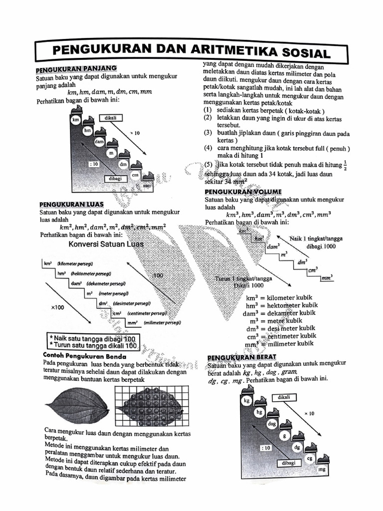 01 Pengukuran Dan Aritmetika Sosial Pdf