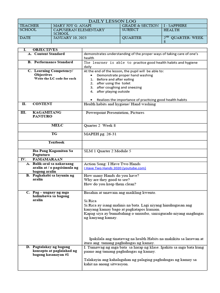 DLP Health 1 - Co2 | PDF