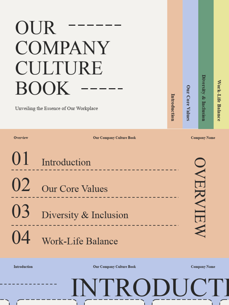 Modern Minimal Our Company Culture Book | PDF | Employment | Innovation