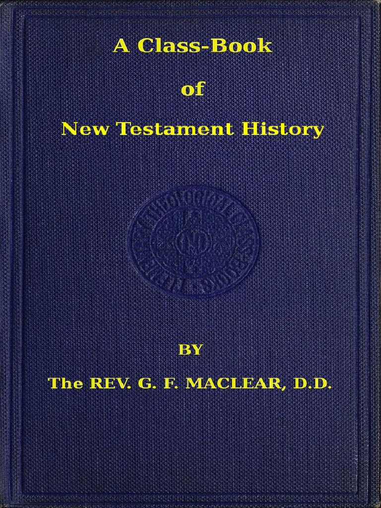 A Class Book of New Testament History | PDF | Paul The Apostle | Early ...