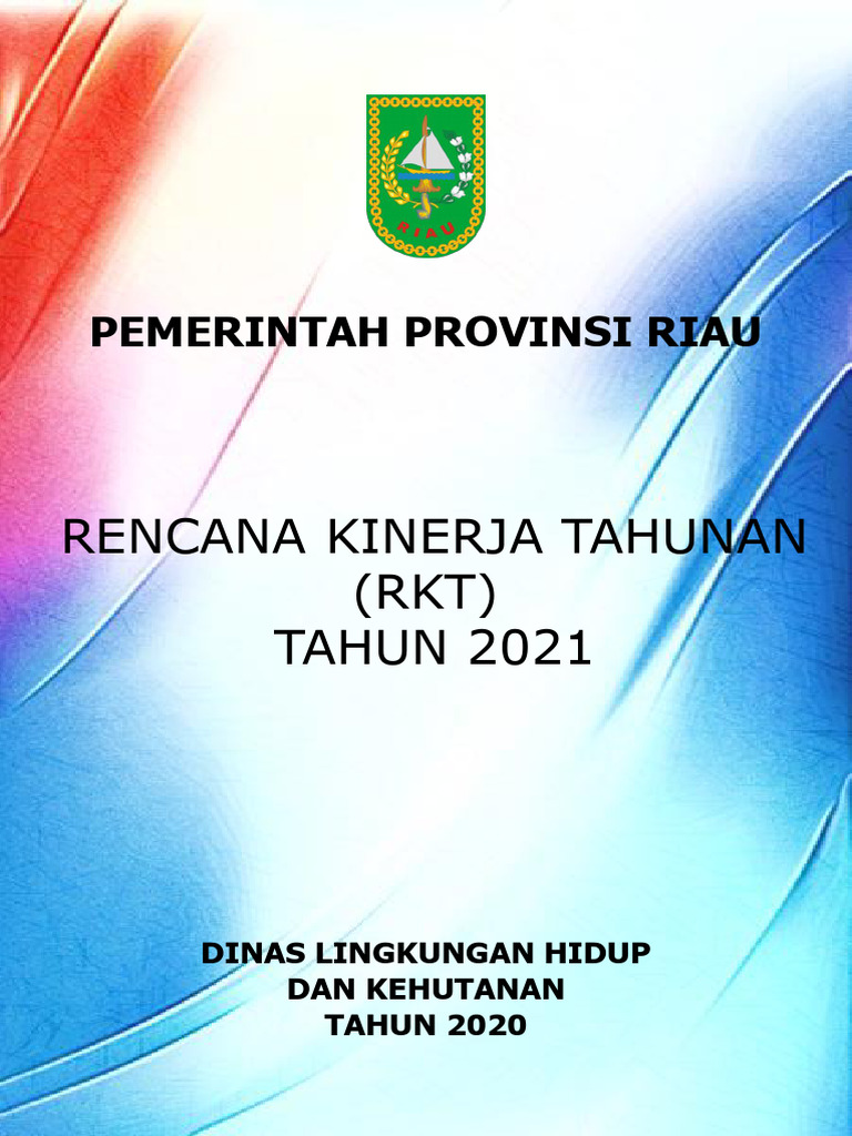 Dokumen RKT DLHK Riau Ta 2021 | PDF