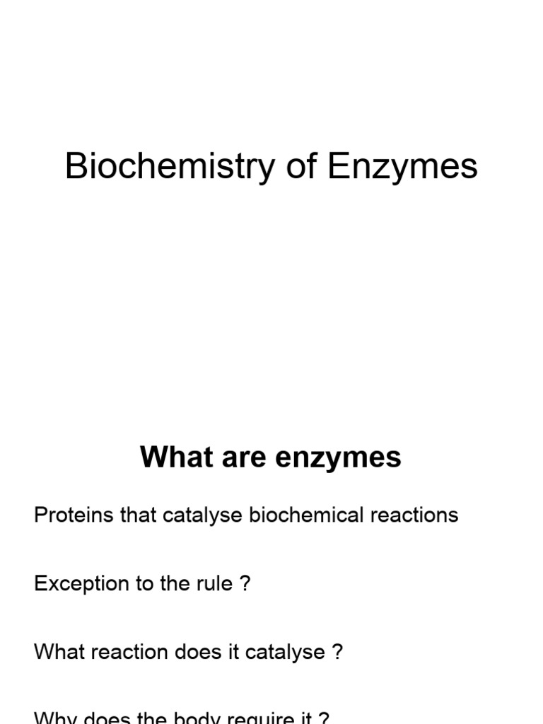 Enz Classification | PDF | Enzyme | Catalysts