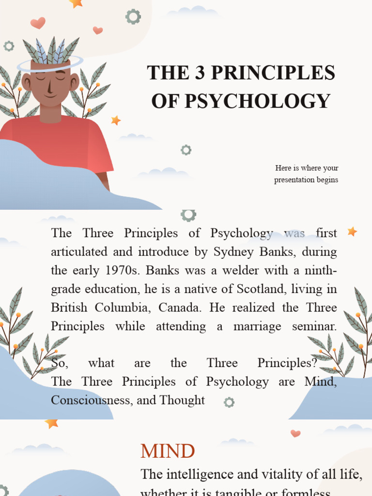 The 3 Principles of Psychology | PDF | Self-Improvement