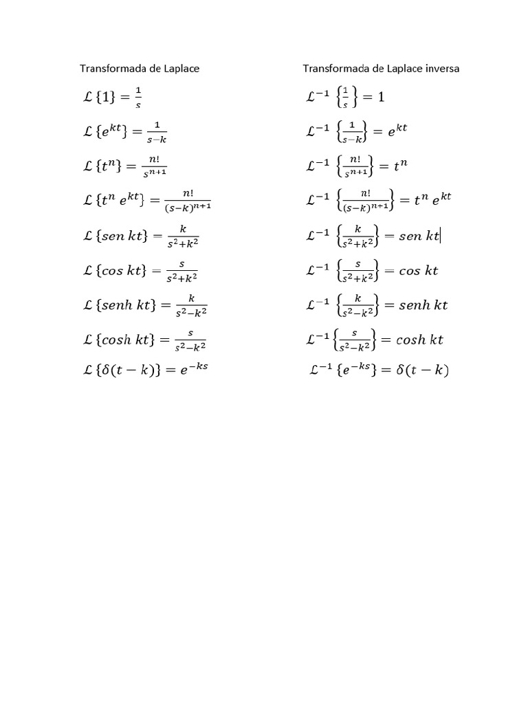 Formula de Laplace | PDF