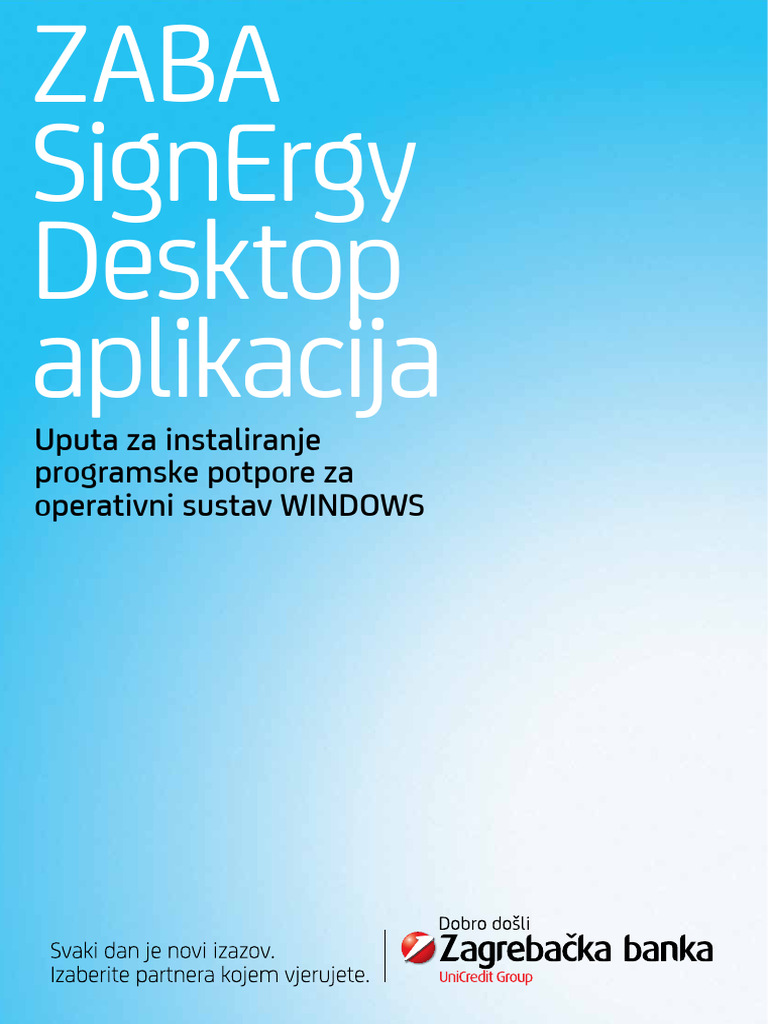 Uputa Za Koristenje Signergy Desktop Aplikacijom | PDF