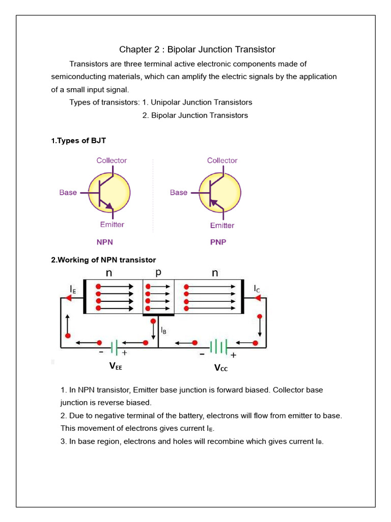Bee CHPT5 1 | PDF | Bipolar Junction Transistor | Transistor