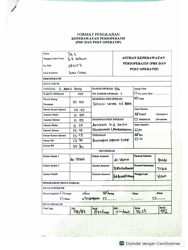 Pre Op Post Op | PDF