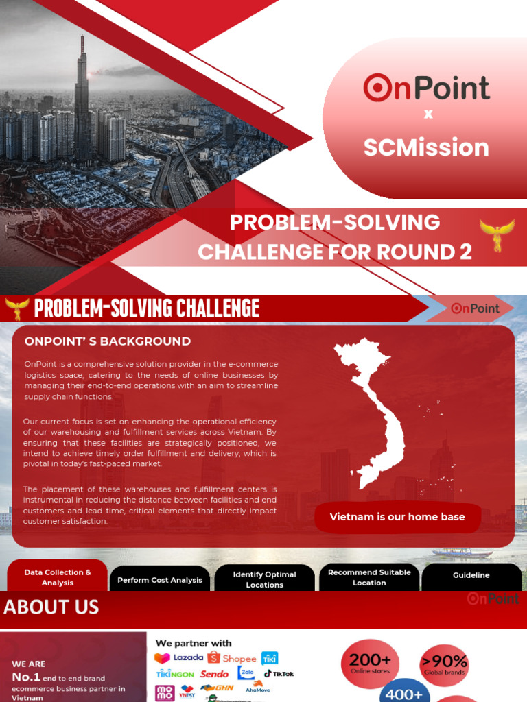 Smission 2024 Problem Solving Challenge For Round 2 Pdf Logistics