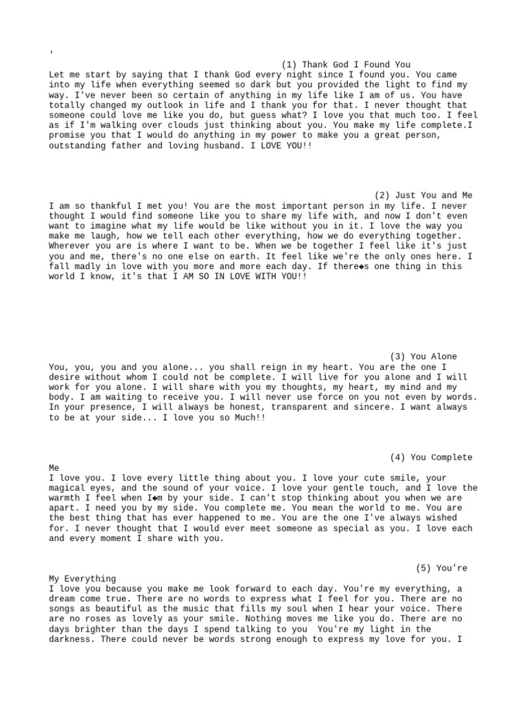 Love You | PDF | Love | Soul