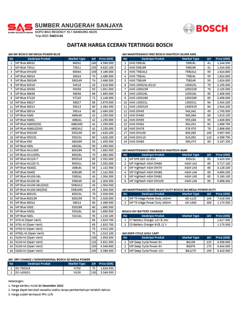 PL Bosch Battery r4 | PDF | Battery (Electricity) | Galvanic Cells