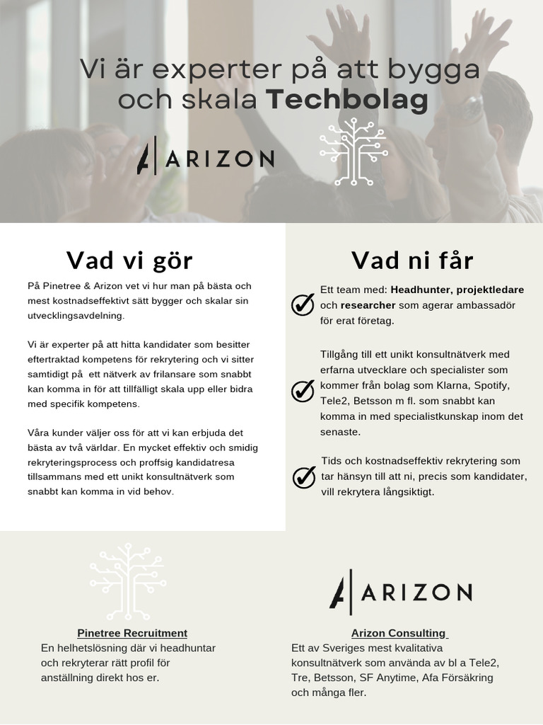 One Pager Pinetree + Arizon | PDF