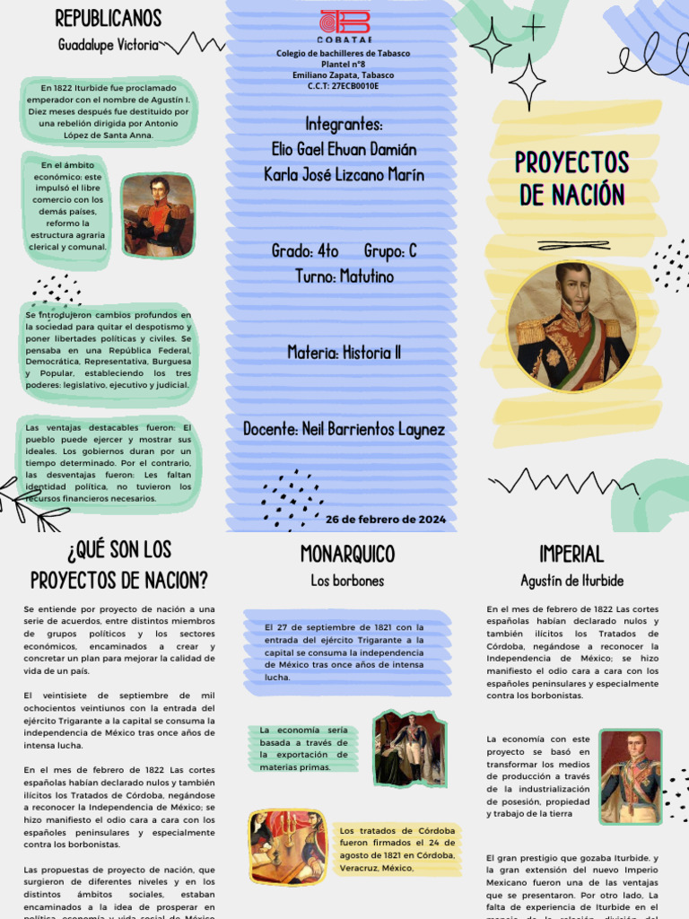 Tríptico Proyectos de Nación | PDF | México