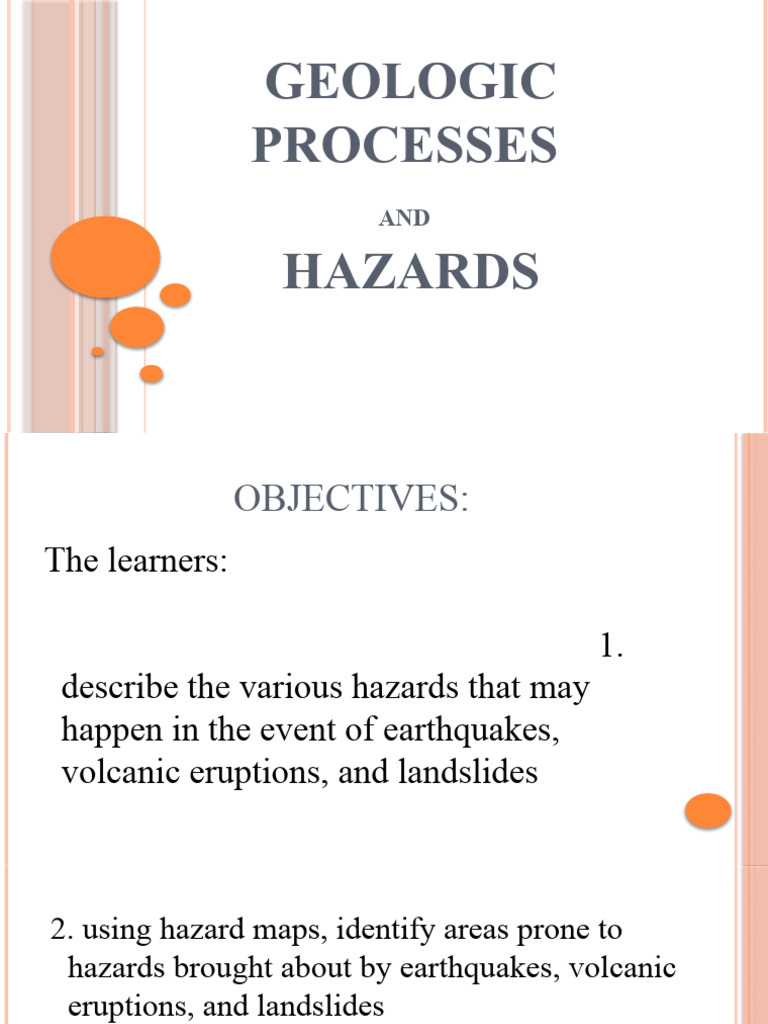 Geologic Processes and Hazards | PDF | Earthquakes | Volcano
