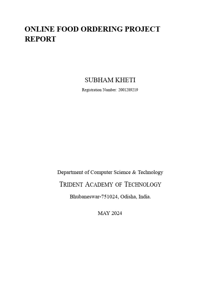 Online-Food-Order-Project (1) Web Subham SEdited 1 | PDF | Php | World Wide Web