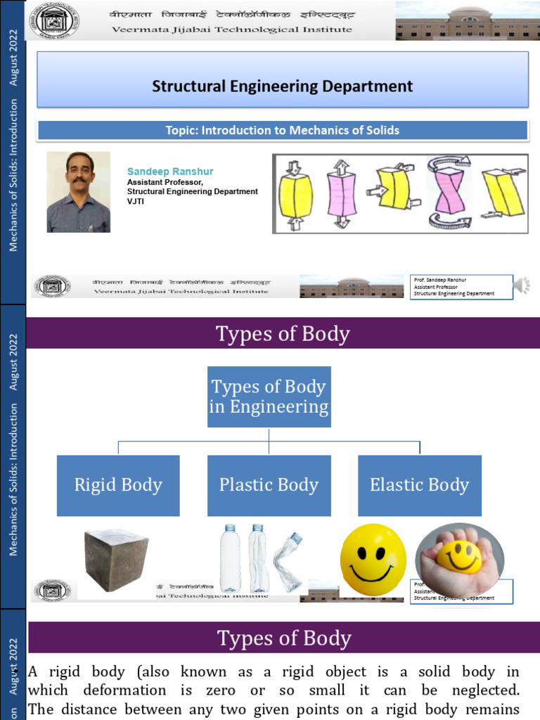 Introduction & Stress & Strain | PDF | Deformation (Engineering) | Young's Modulus