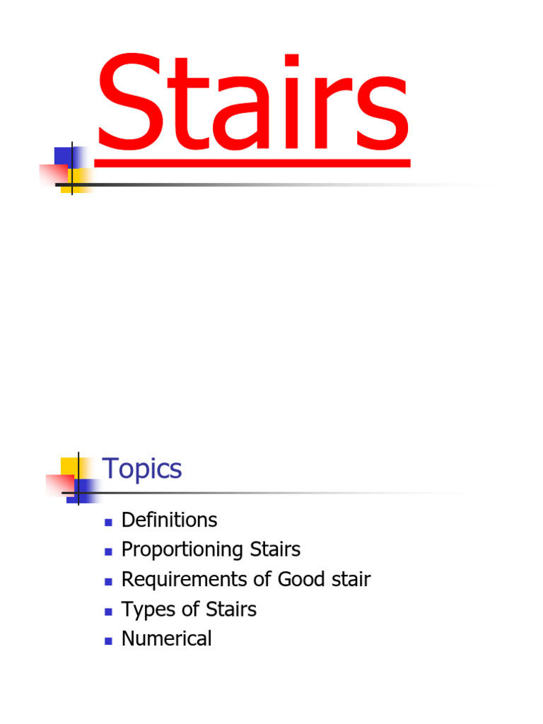 4 Stairs | PDF | Stairs | Architectural Elements