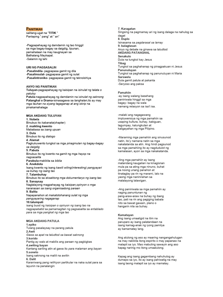 FILIPINO | PDF