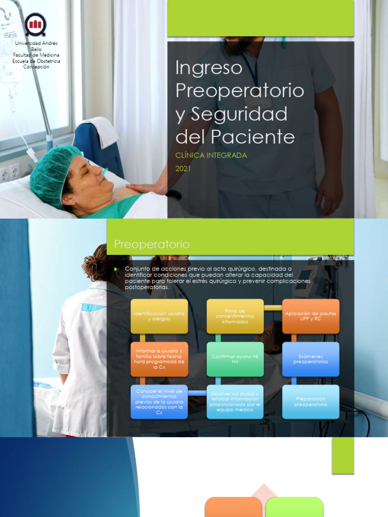 Ingreso Preoperatorio y Seguridad Del Paciente | PDF | Examen físico ...