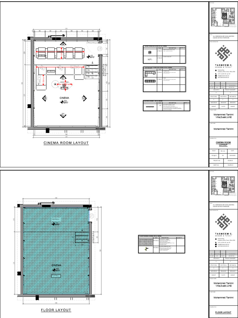 Cinema Room Layout | PDF | Manufactured Goods