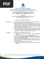 PERATURAN REKTOR No.278 - Gelar Akademik Dan Profesi Lulusan UT | PDF