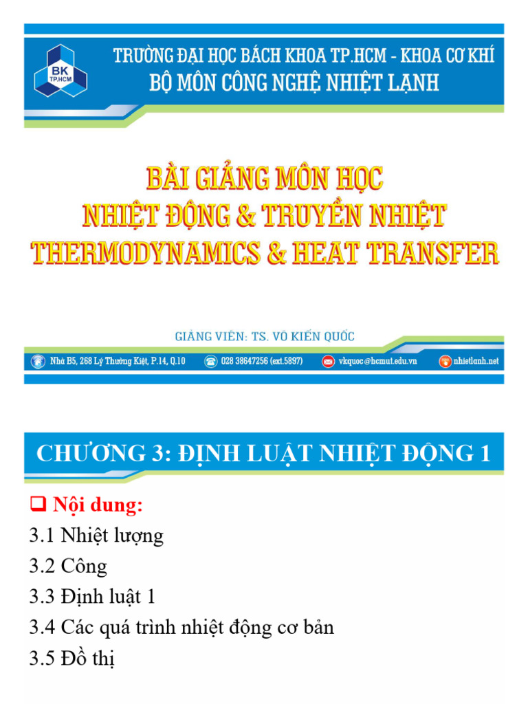 Thermodynamic - Chapter 3 | PDF