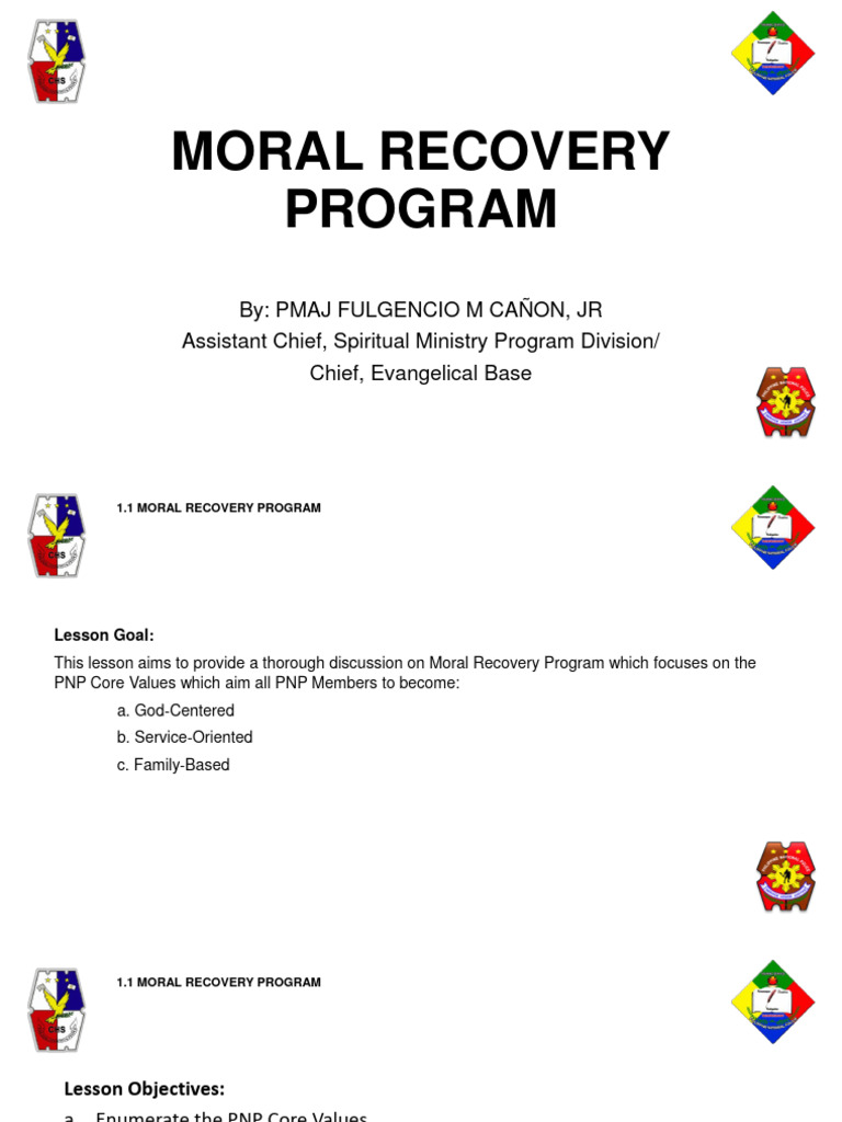 Moral Recovery Program Final | Download Free PDF | God | Family