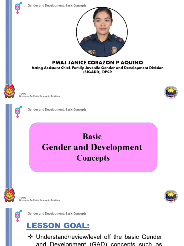 GAD Lecture | PDF | Gender Studies | Gender GAD Lecture | PDF | Gender Studies | Gender