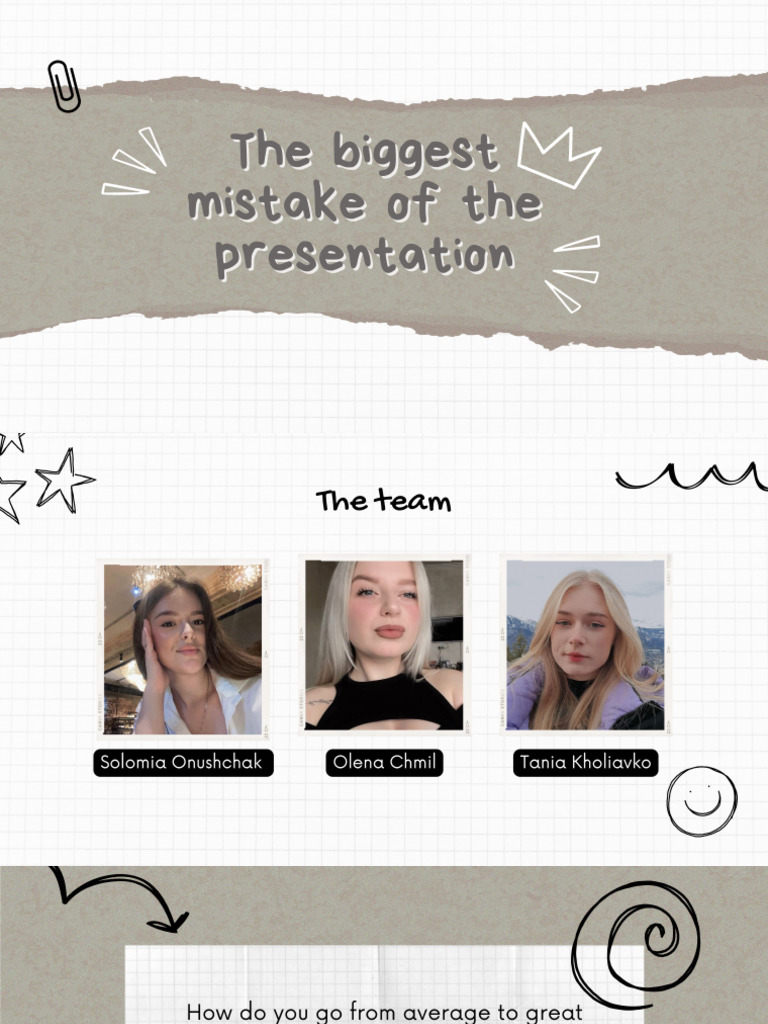 The Bigest Mistake of The Prethentation | PDF