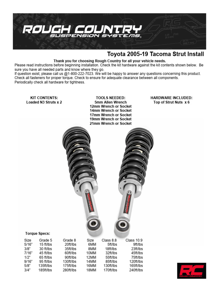 Tacoma Struts Loaded The Ultimate Guide To Suspension Upgrades For Your ...
