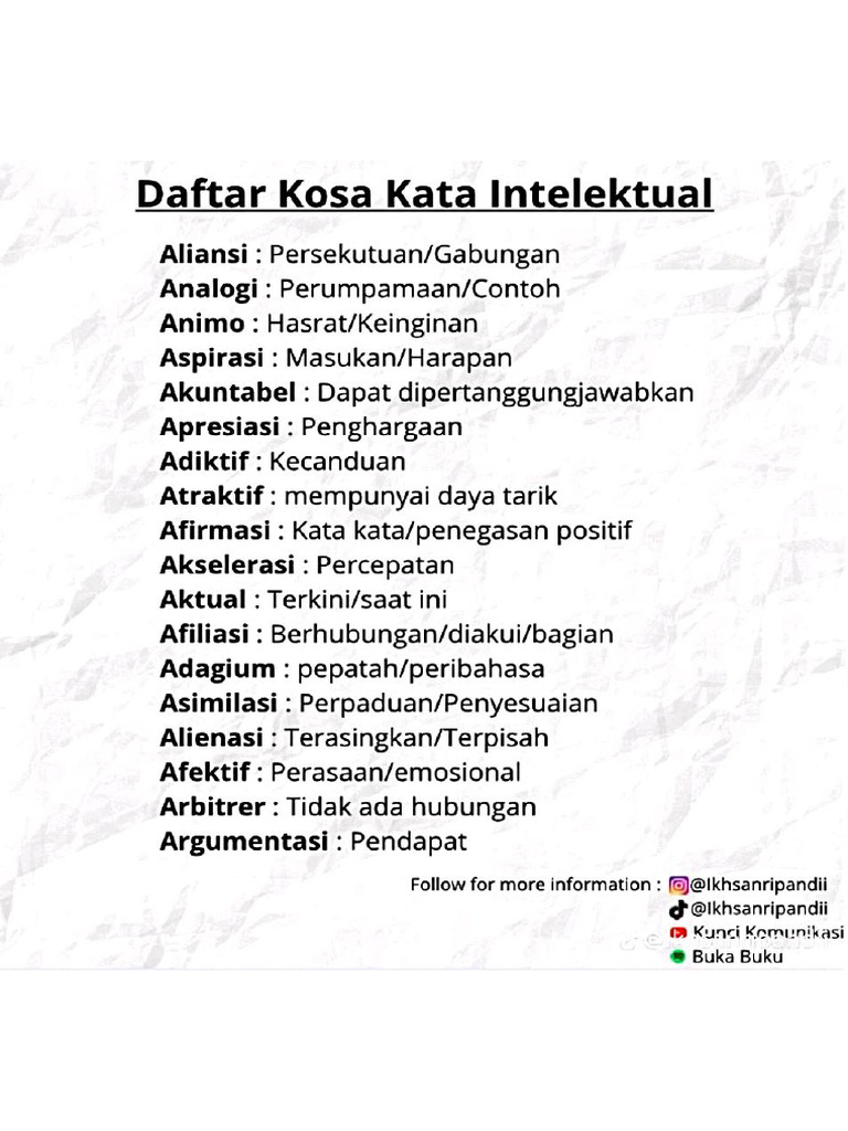 Kosa Kata Speaking | PDF