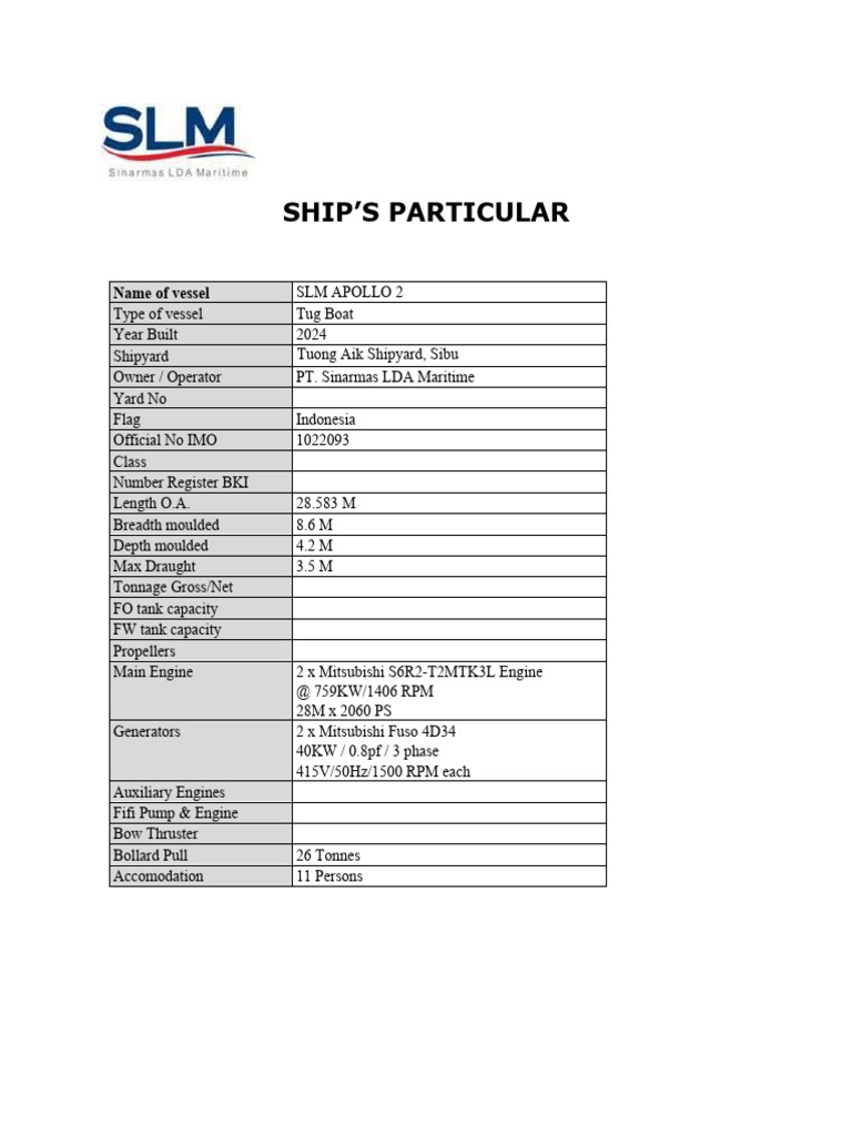 SP SLM APOLLO 2 | PDF