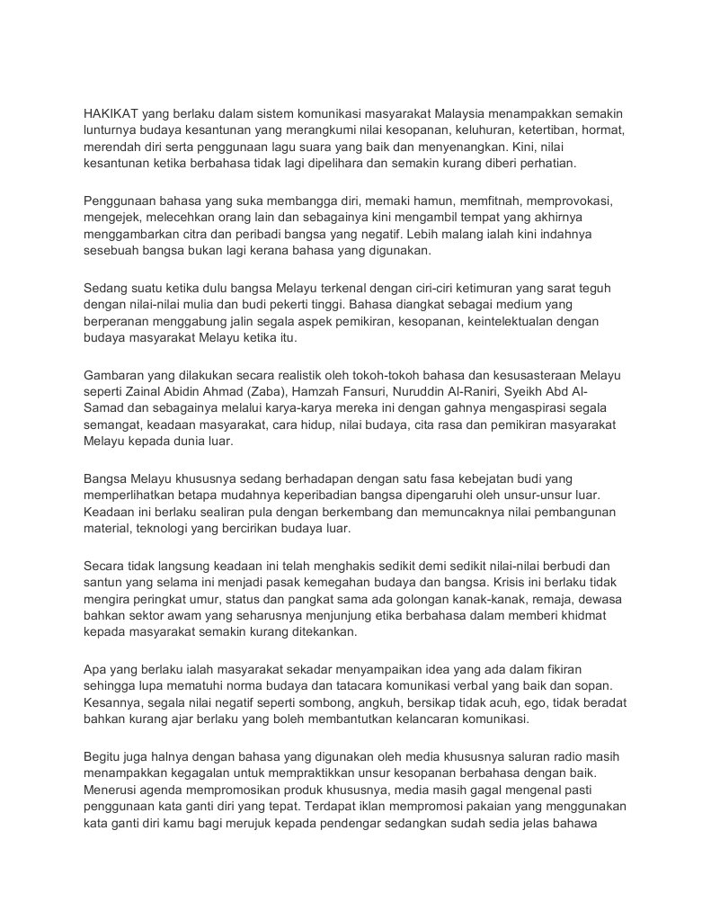 Contoh Perkataan Yang Baik Sopan Dan Santun - Lucas Brown