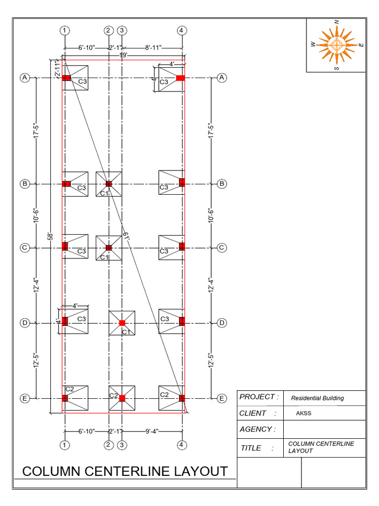 Revit (Column Layout) | PDF