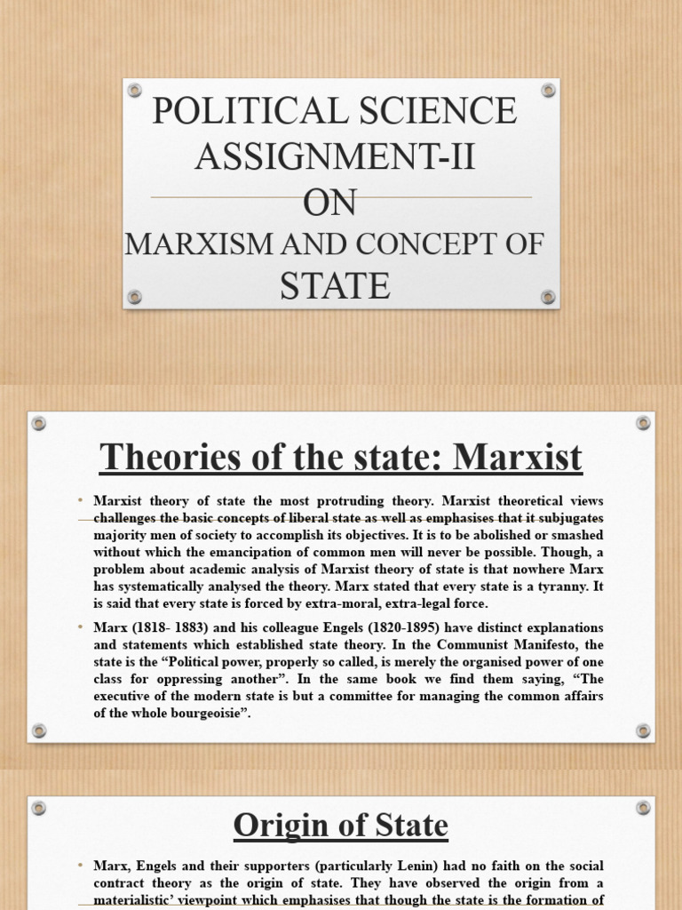 Political Science Assignment-Ii | Download Free PDF | Marxism | Karl Marx