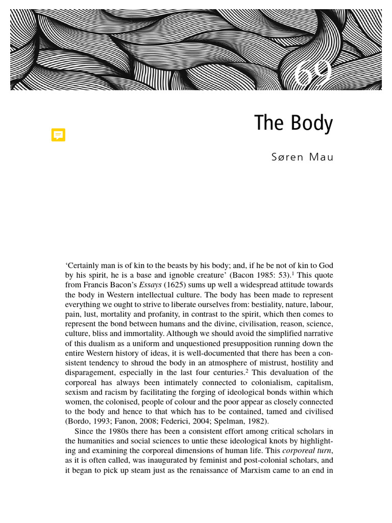 Mau - The Body - in Skeggs Farris Toscano Bromberg Eds - SAGE Handbook ...