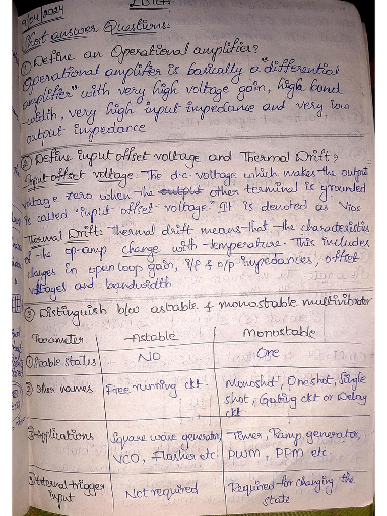 LDICA Short Answers | PDF